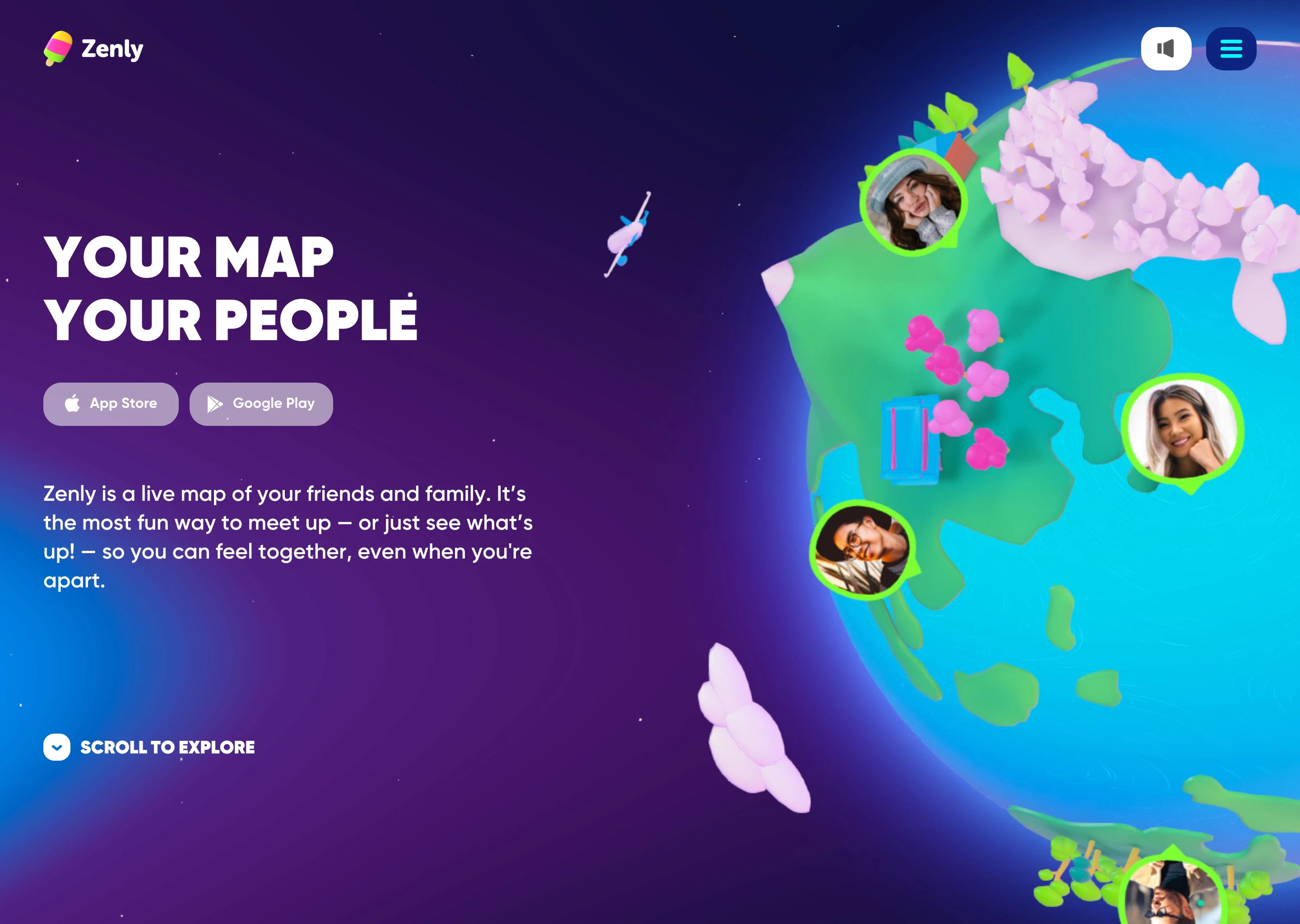 Zenly Website Examples For Your Inspiration - landing.love